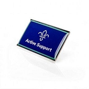 Pin Badge Active Support | TreeTops Scout & Guide Store